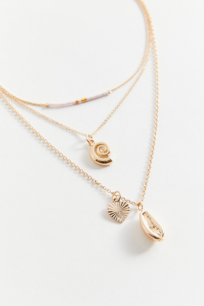 Rachel Shell Layer Necklace | Urban Outfitters