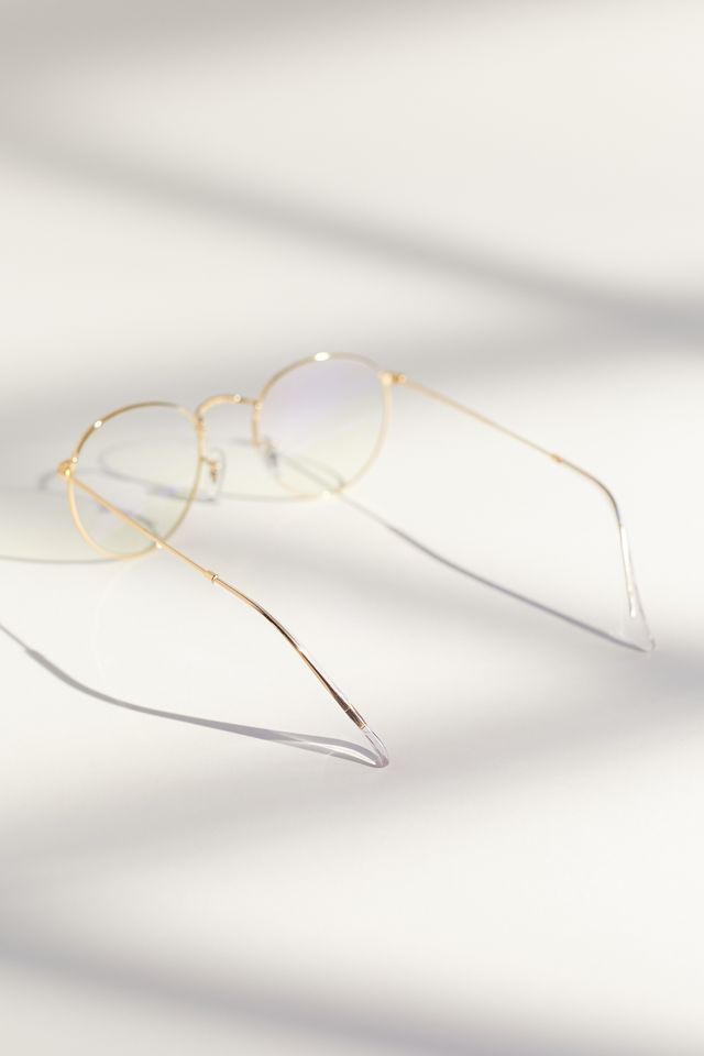 Ray-Ban Evolve Round Blue Light Glasses | Urban Outfitters