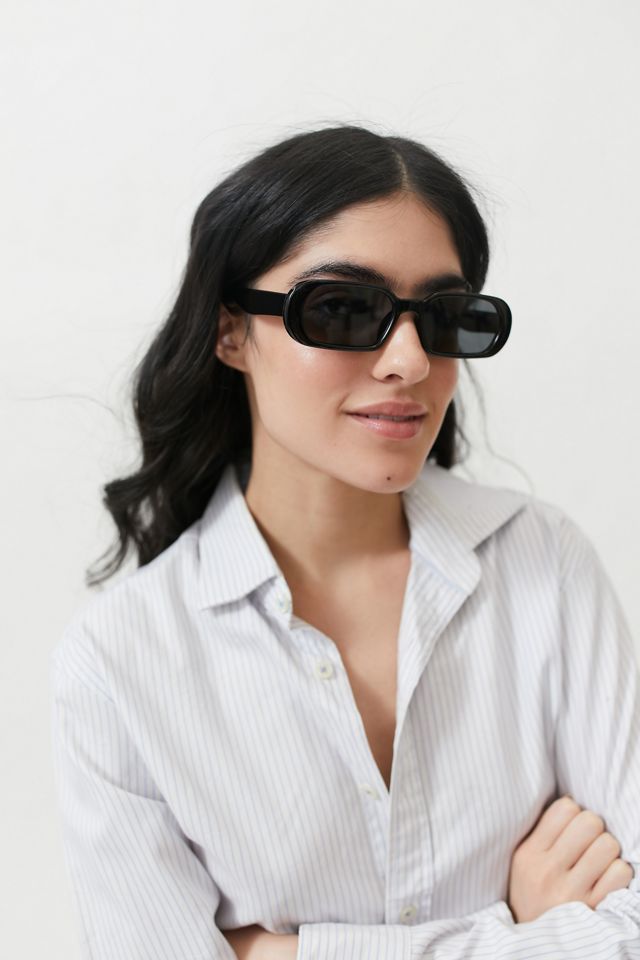 Kelsey Rounded Rectangle Sunglasses | Urban Outfitters Canada