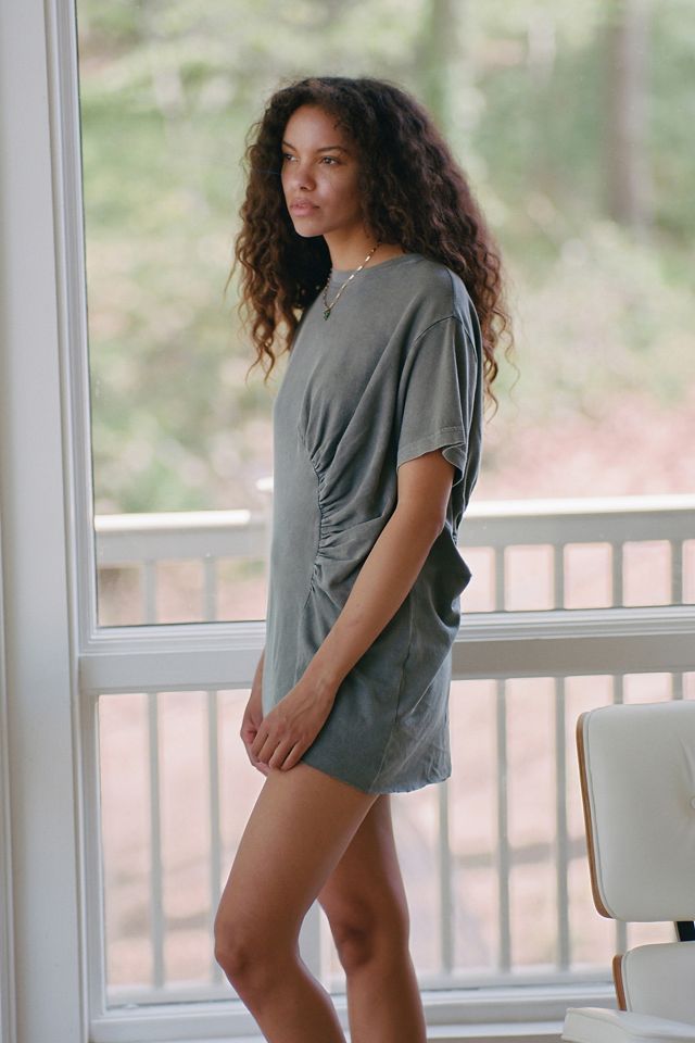 Out From Under Celeste Ruched Slip | Urban Outfitters