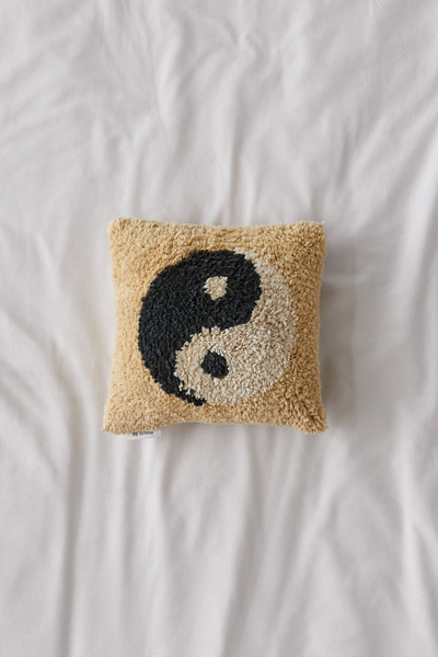 Yin Yang Tufted Mini Throw Pillow | Urban Outfitters