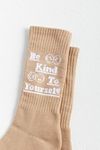 Be Kind To Yourself Crew Sock | Urban Outfitters