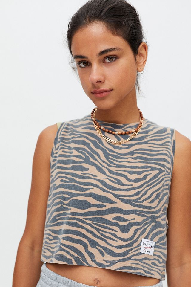 Adam Selman Sport Cropped Muscle Tank Top | Urban Outfitters