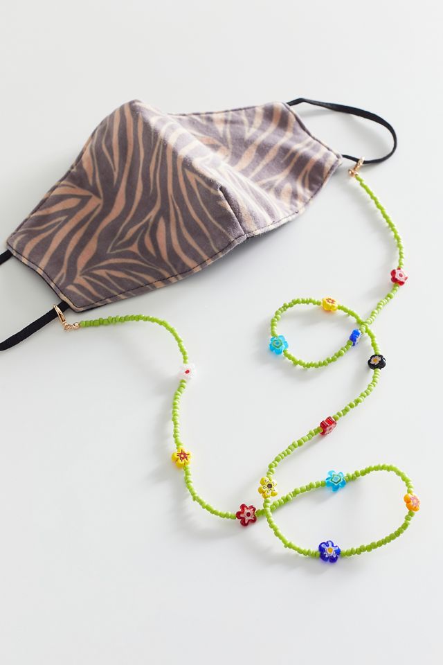 Glass Bead Mask Chain | Urban Outfitters