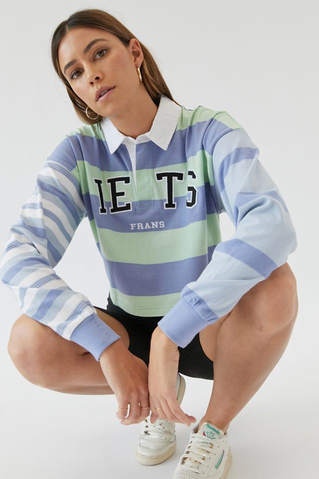 iets frans... Logo Striped Rugby Shirt | Urban Outfitters Canada