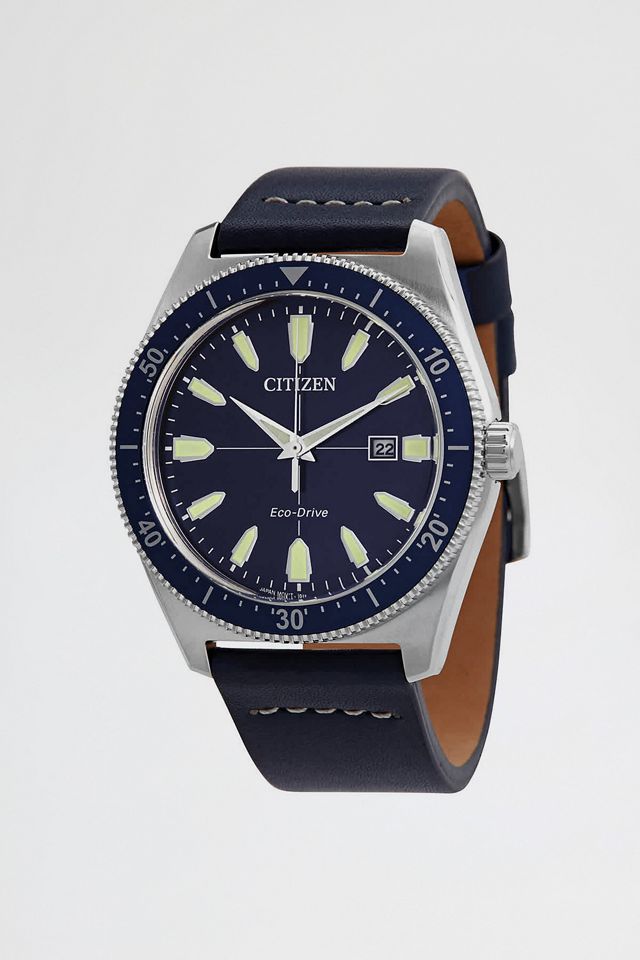 Citizen Vintage Brycen Eco-Drive Blue Dial Men's Watch AW1591-01L ...