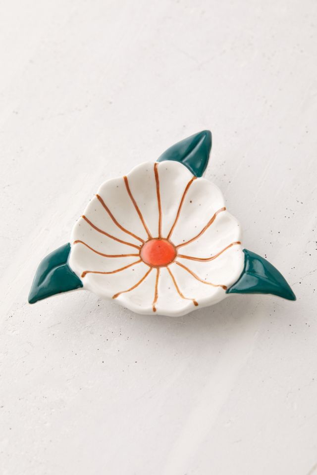 Flower Ceramic Catch-All Dish | Urban Outfitters