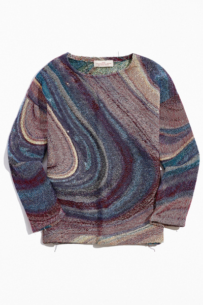 4x1111 Swirl Tapestry Crew Neck Sweatshirt | Urban Outfitters