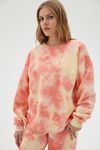 Urban Renewal Recycled Muted Flame Tie-Dye Crew Neck Sweatshirt | Urban ...