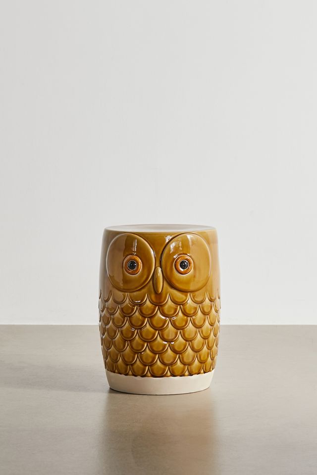 Owl Ceramic Side Table | Urban Outfitters