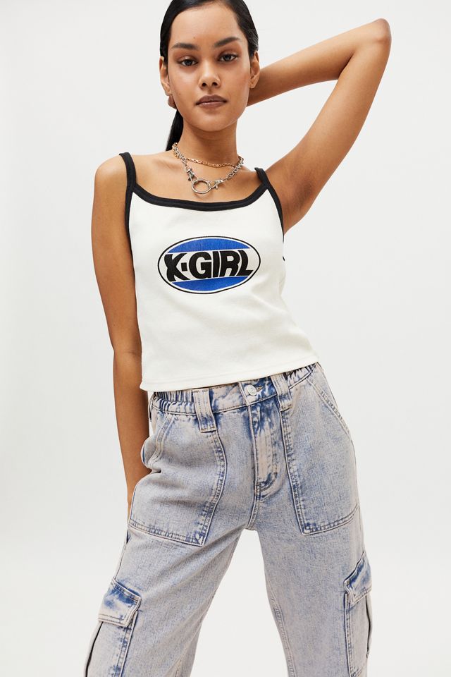 X-girl Oval Logo Cami | Urban Outfitters