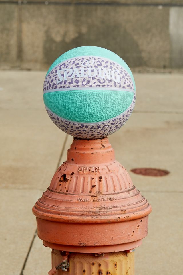 Spalding UO Exclusive Colorblock Leopard Basketball | Urban Outfitters