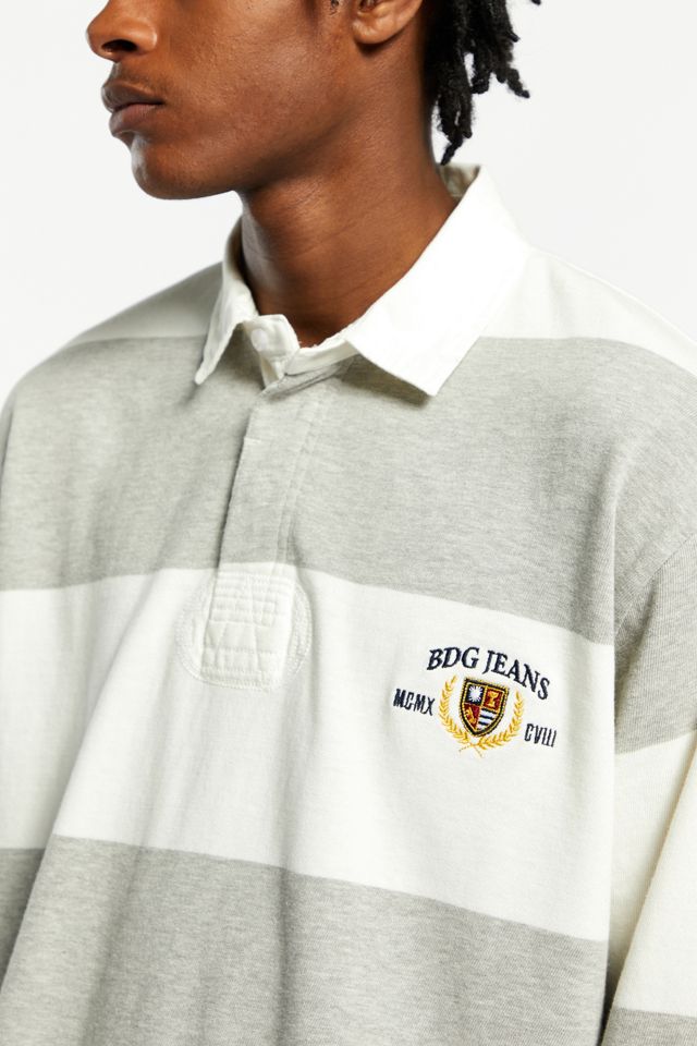 BDG Bar Stripe Rugby Shirt | Urban Outfitters