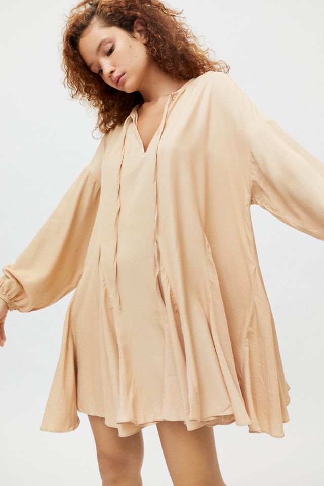 Glamorous Long Sleeve Frock Mini Dress | Urban Outfitters Canada