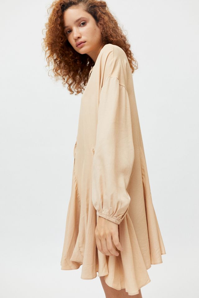 Glamorous Long Sleeve Frock Mini Dress | Urban Outfitters Canada