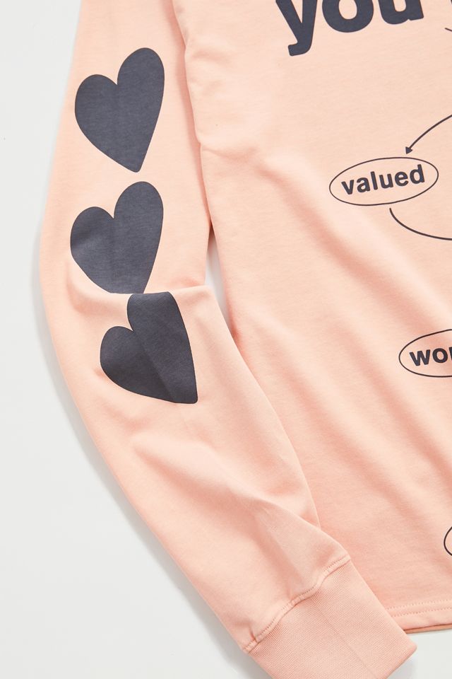 CHNGE X MHA You are Not Alone Long Sleeve Tee | Urban Outfitters Canada