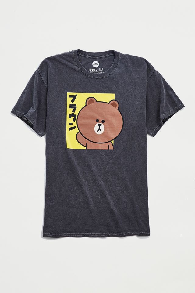 Line Friends Brown Tee | Urban Outfitters Canada
