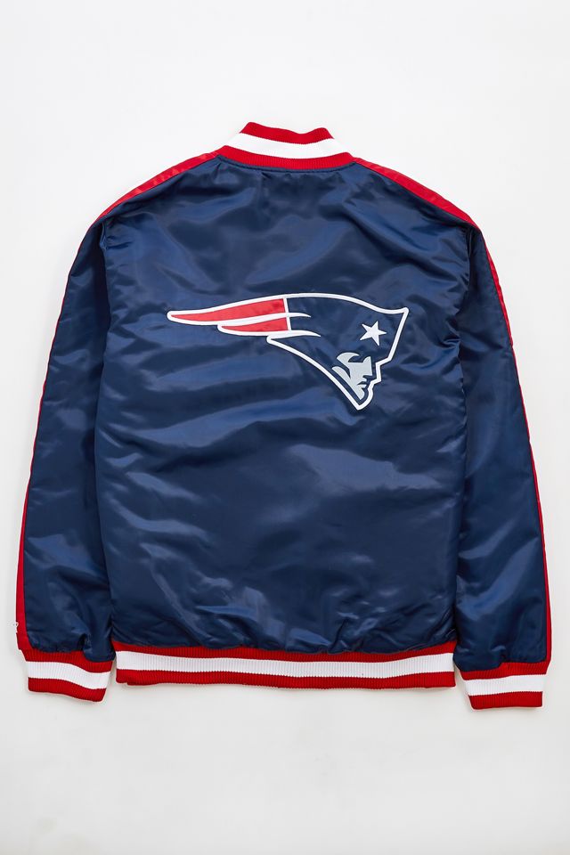 Starter New England Patriots Satin Varsity Jacket | Urban Outfitters Canada