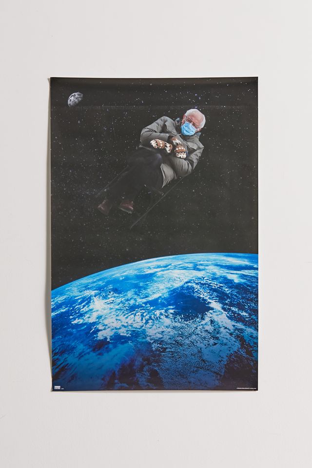 Earth To Bernie Poster | Urban Outfitters