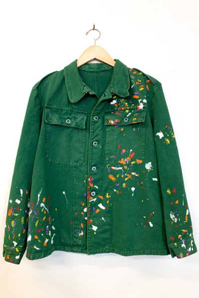 Vintage Surplus Paint Splatter Jacket | Urban Outfitters