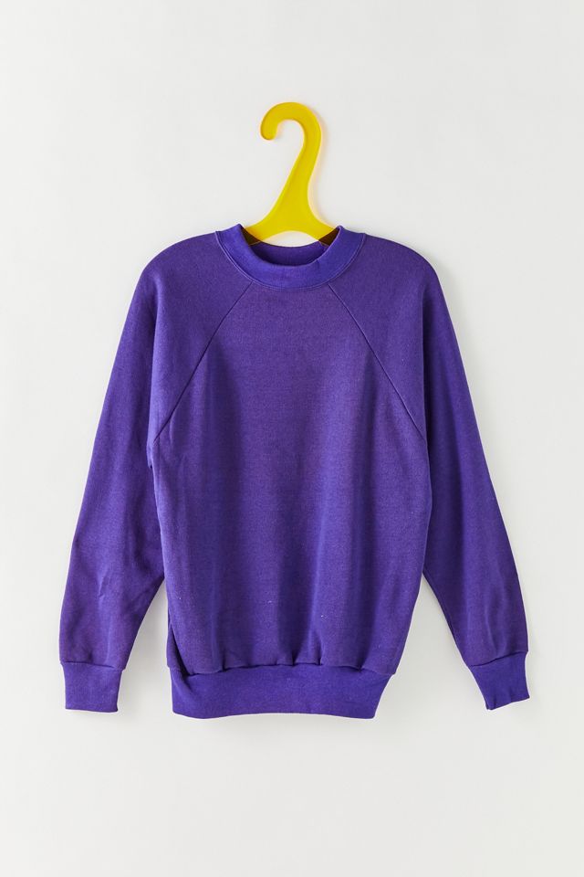 Vintage Purple Crew Neck Sweatshirt | Urban Outfitters