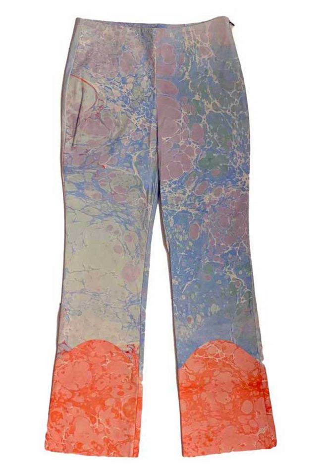 Lefty Blue and Red High Rise Pant | Urban Outfitters