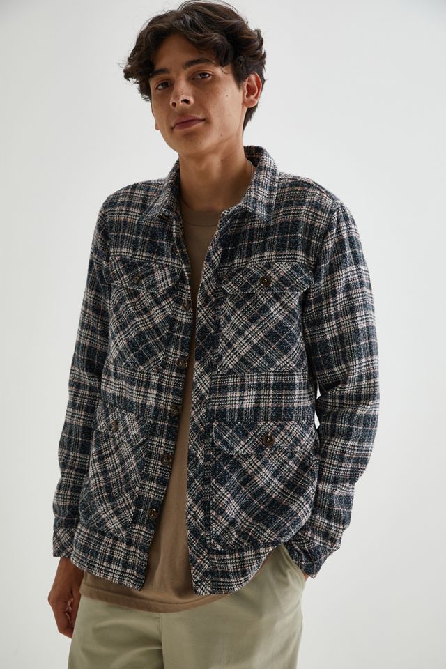 Native Youth Brushed Check Jacket | Urban Outfitters