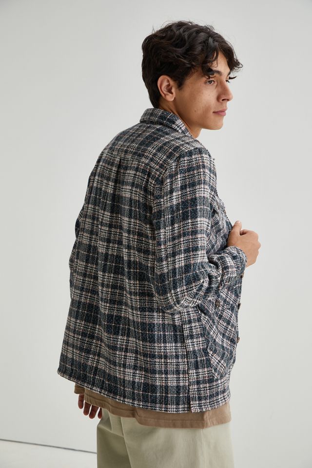 Native Youth Brushed Check Jacket | Urban Outfitters