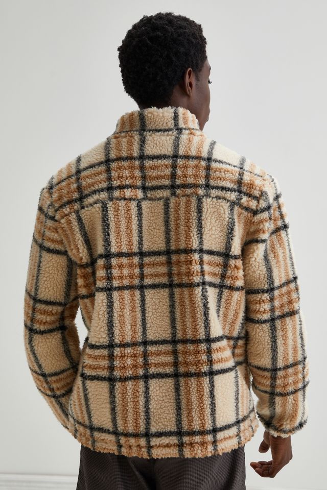 Native Youth Checked Sherpa Jacket | Urban Outfitters Canada