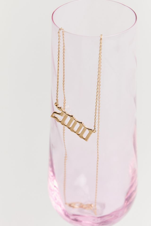 Year Pendant Necklace | Urban Outfitters Canada