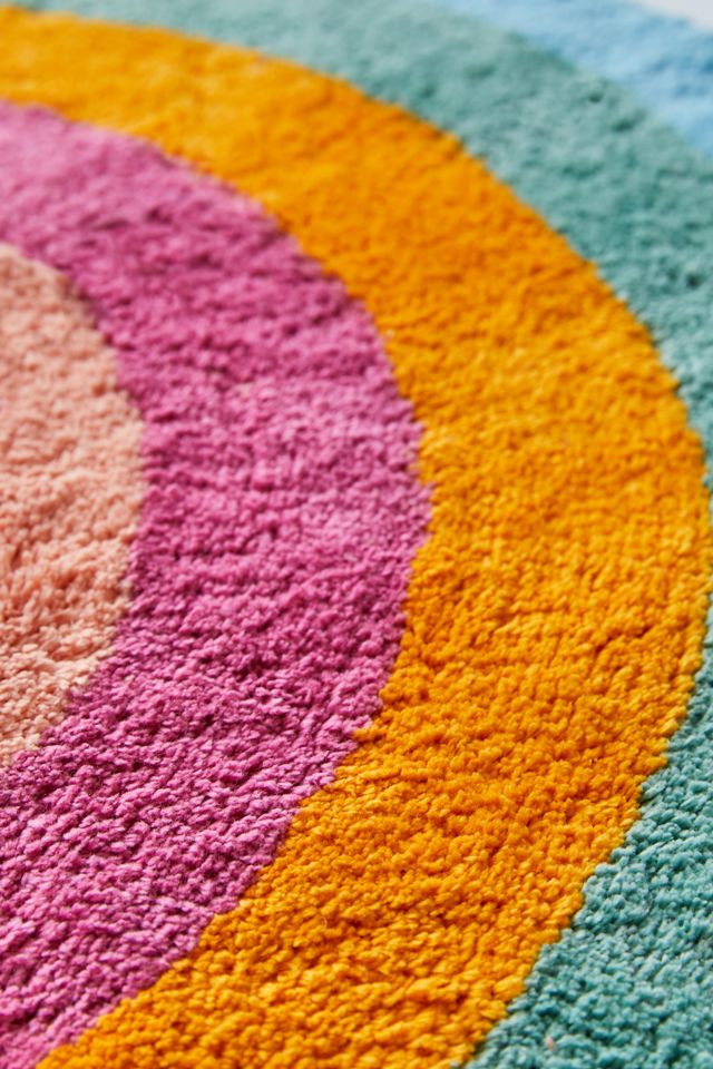 Kip&Co Rainbow Bath Mat | Urban Outfitters