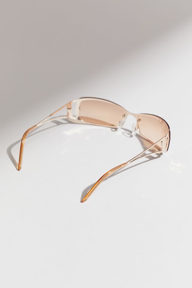 Evie Metal Shield Sunglasses | Urban Outfitters