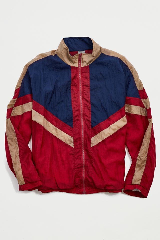 2nd Base Vintage Colorblock Windbreaker Jacket | Urban Outfitters