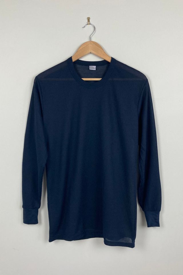 Vintage Long Sleeve Mesh Shirt | Urban Outfitters