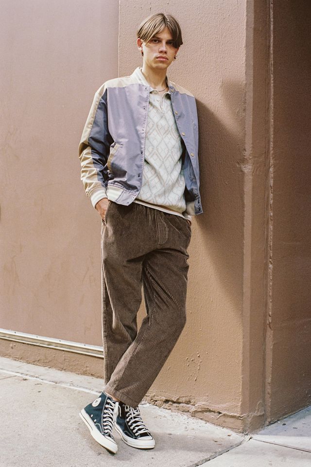 Standard Cloth Satin Varsity Jacket | Urban Outfitters