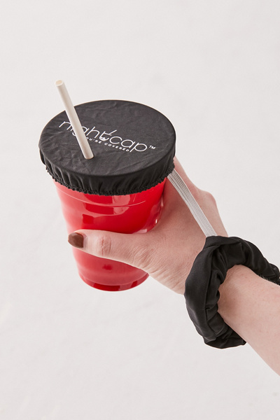 NightCap Scrunchie Drink Cover | Urban Outfitters