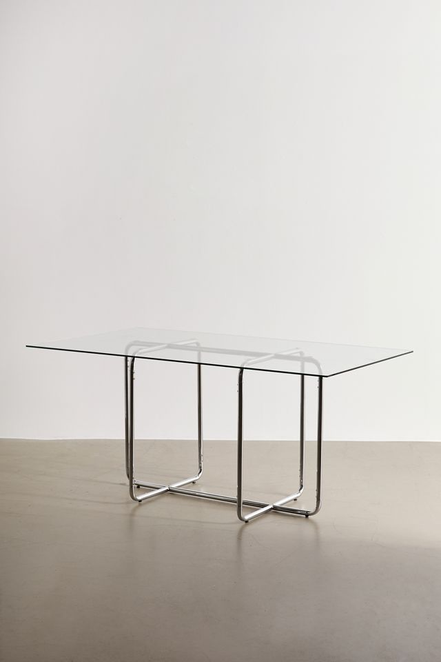 Selene Glass Dining Table | Urban Outfitters
