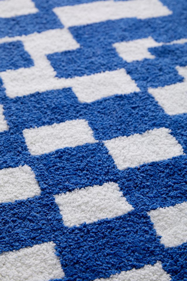 Louis Checkerboard Bath Mat | Urban Outfitters