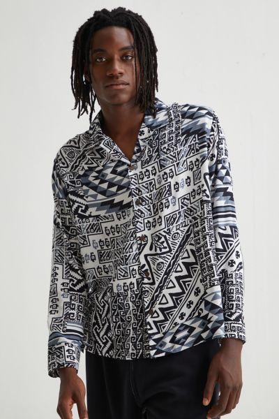 Raga Man Drawing Long Sleeve Shirt | Urban Outfitters