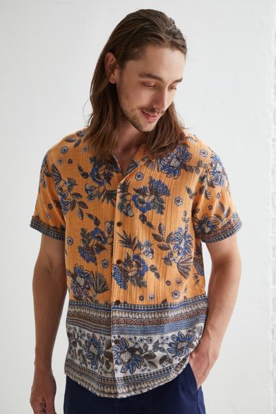 Raga Man Blocked Floral Shirt | Urban Outfitters Canada