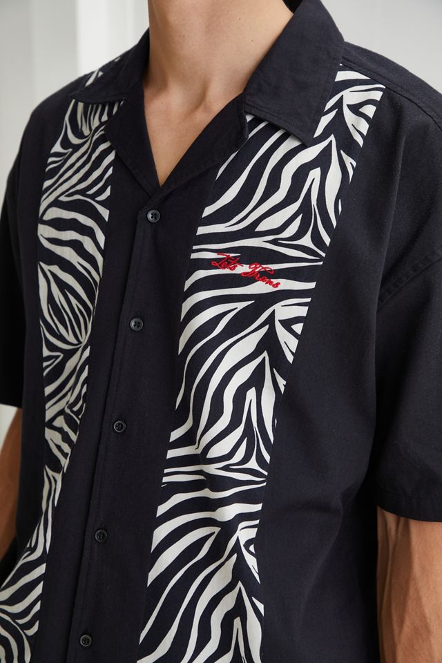 iets frans… Zebra Bowling Shirt | Urban Outfitters