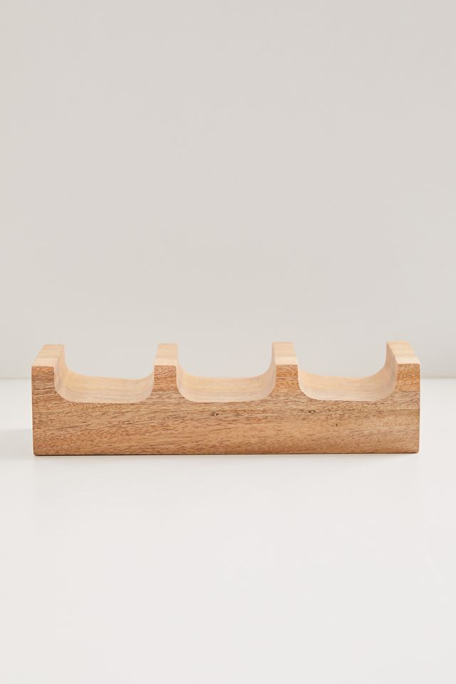 Boho Mango Wood Wine Rack | Urban Outfitters