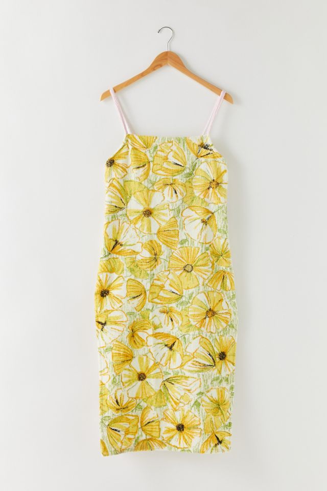 Zepherina Remade Terry Midi Dress | Urban Outfitters