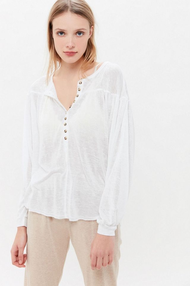 UO Tahoe Sheer Top | Urban Outfitters