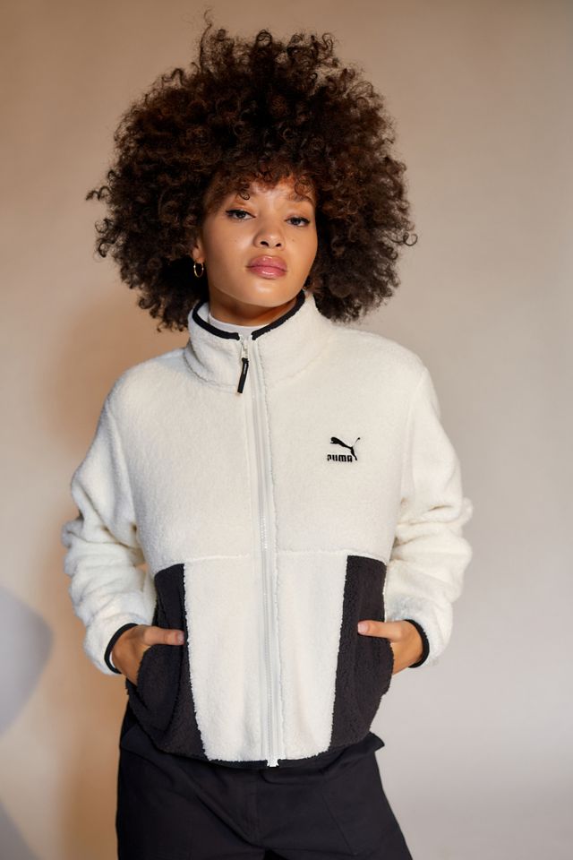 Puma Sherpa Coat | Urban Outfitters
