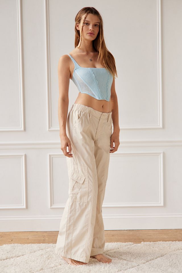 Out From Under Lovestruck Square Neck Lace Corset | Urban Outfitters