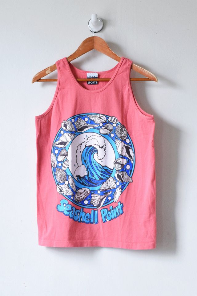 Vintage 90s Seashell Point Tank Top | Urban Outfitters