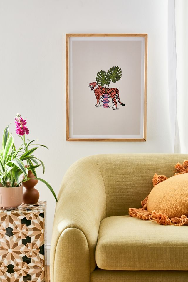 Jaclyn Caris Tiger Plant Art Print | Urban Outfitters Canada