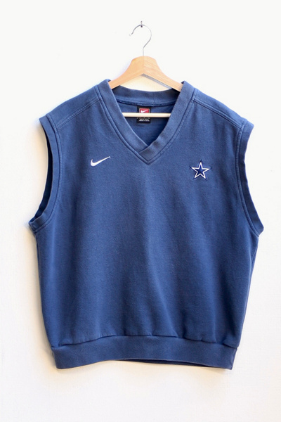 Vintage Nike Dallas Cowboys Fleece Vest | Urban Outfitters