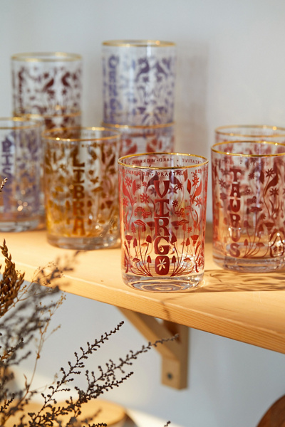 Zodiac Juice Glass | Urban Outfitters Canada